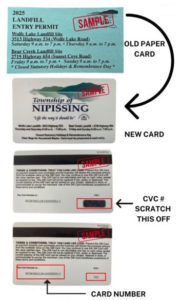 Electronic Landfill Cards - Nipissing Township